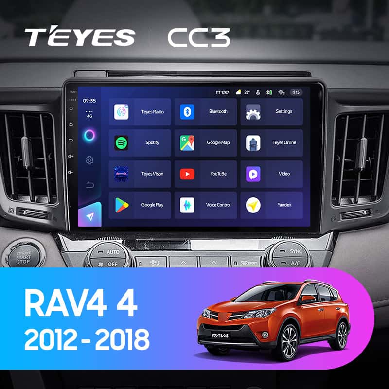 Магнитола teyes cc3 для toyota rav4 4 2012-2018 купить в интернет ...