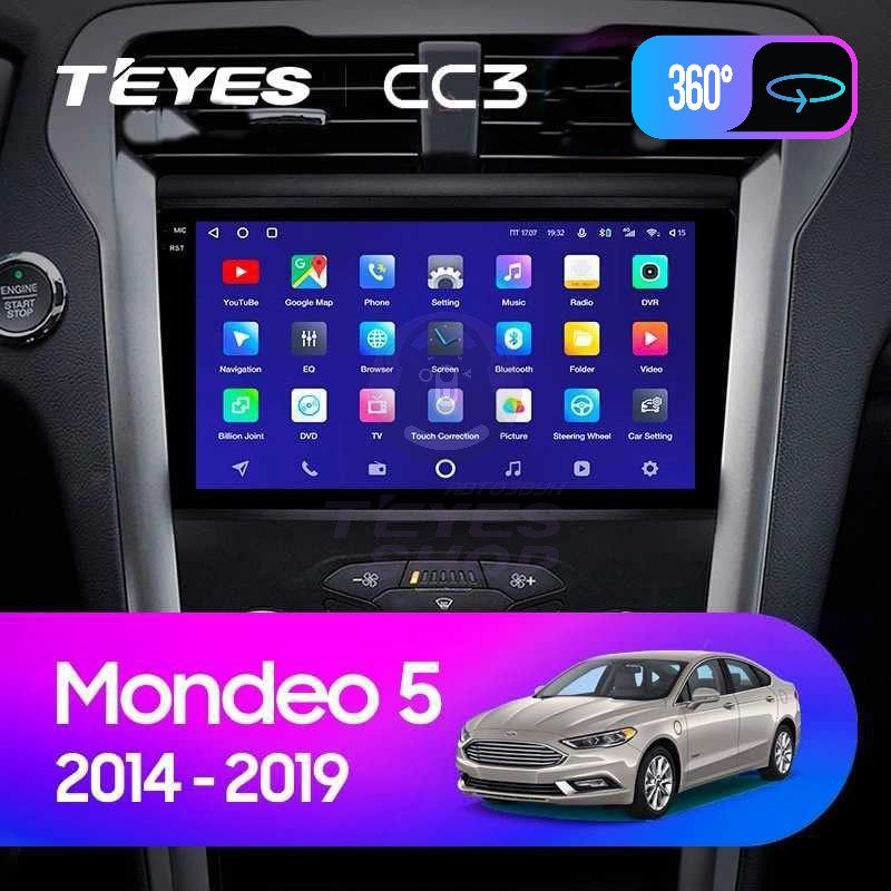 Магнитола teyes cc3 360 для ford mondeo 5 2014-2019 9.0" купить в интернет-магазине Teyes-shop.ru
